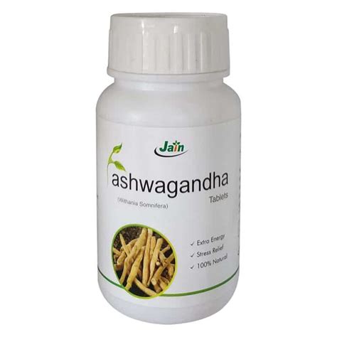 Jain Ashwagandha Withania Somnifera Powdertablets