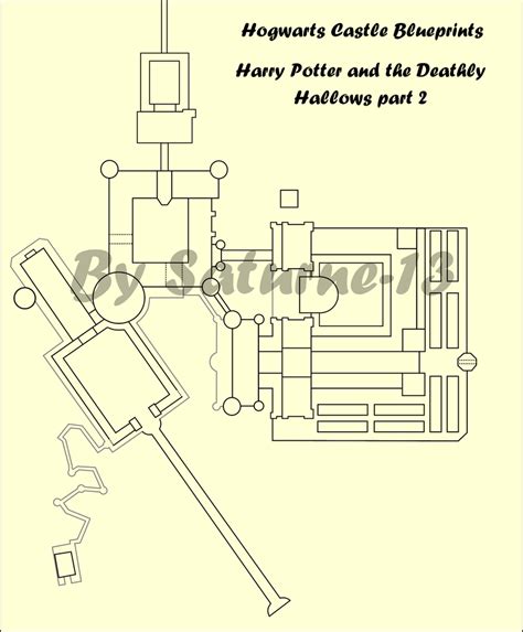 Hogwarts Castle Blueprints Movie 8 By Saturne 13 On Deviantart