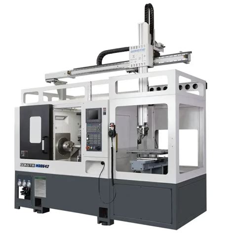 Md0642 High Precise Slant Bed Cnc Turning Milling Lathe With Power