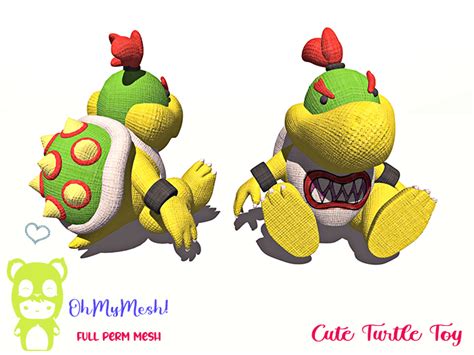 Second Life Marketplace Ohmymesh Cute Turtle Toy Full Perm Mesh