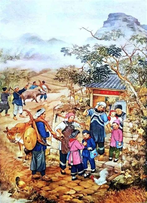 70年前的宣传画（之07）创作年画年代