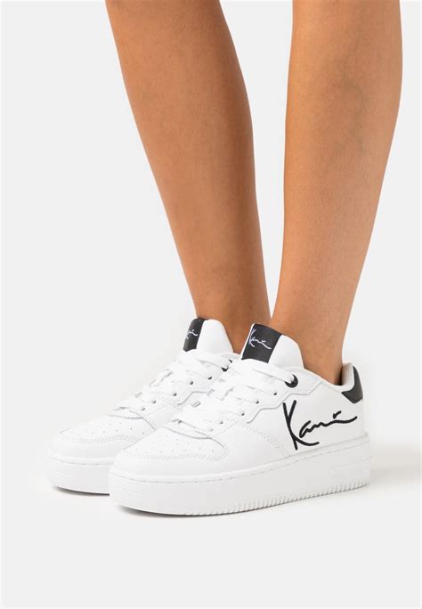 Karl Kani Up Logo Trainers Whiteblackwhite Zalandoie