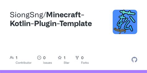 Github Siongsngminecraft Kotlin Plugin Template