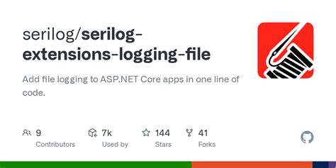 Github Serilog Serilog Extensions Logging File Add File Logging To