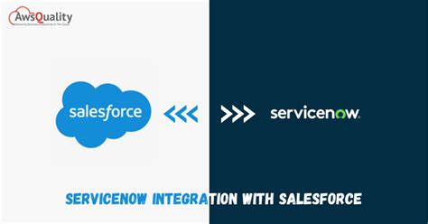 Step By Step ServiceNow Integration With Salesforce AwsQuality
