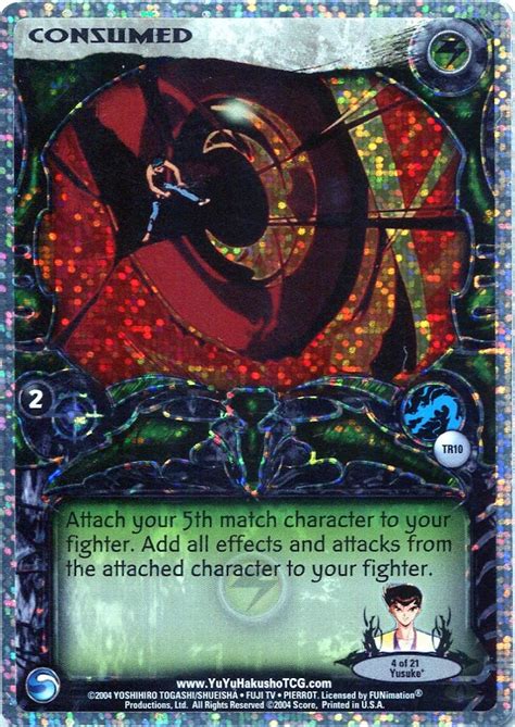 Consumed Yu Yu Hakusho TCG
