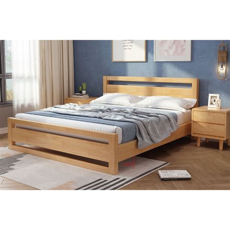 【新荷傢俱工場】 24w 014 5尺6尺 無印風實木床架 5尺雙人床台 6尺雙人實木床 床台 鄉村 北歐床架 蝦皮購物