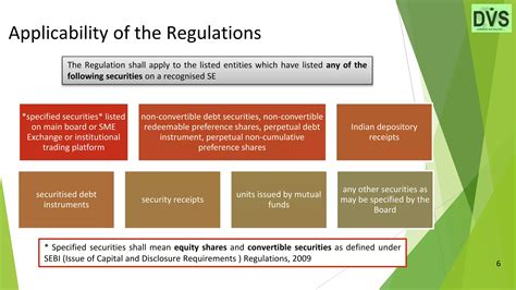Sebi Listing Obligations And Disclosure Requirements Regulations