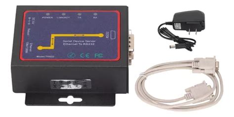 Conversor Rs232 Para Ethernet Rj45 Tcpip Taxa De Dados De 1 Frete Grátis