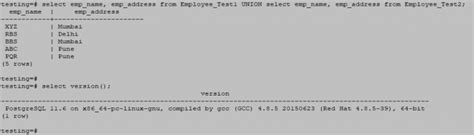 UNION In PostgreSQL Examples To Implement UNION In PostgreSQL