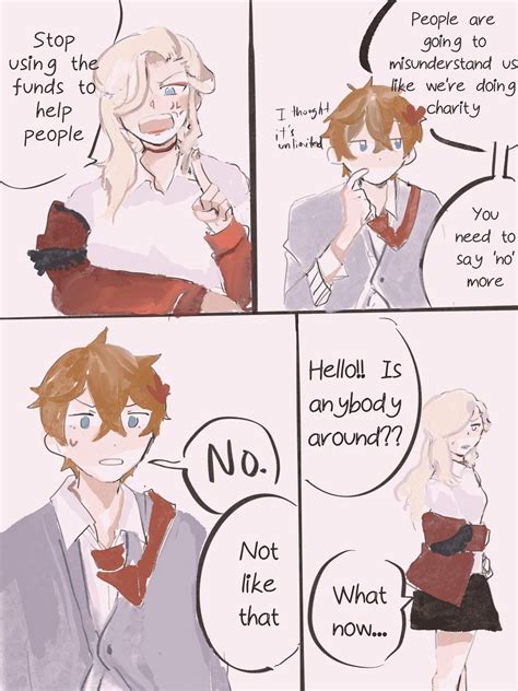 Gi School Au Comic Klee But Shes Not Suppose To Be There Rgenshin