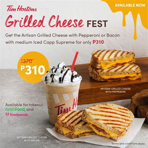 Manila Shopper Tim Hortons Grilled Cheese Fest June 2020