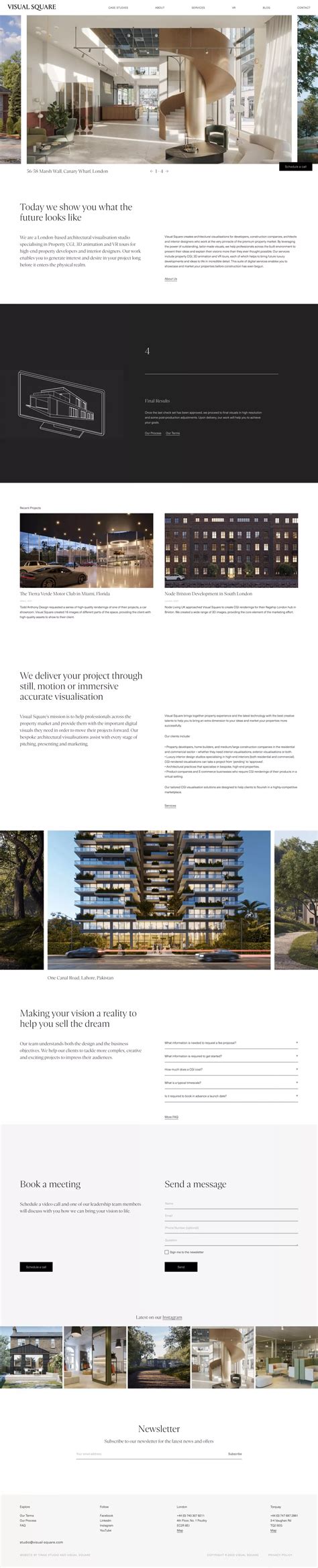 Visual Square On Landbook Get Inspired By Portfolio Design And More