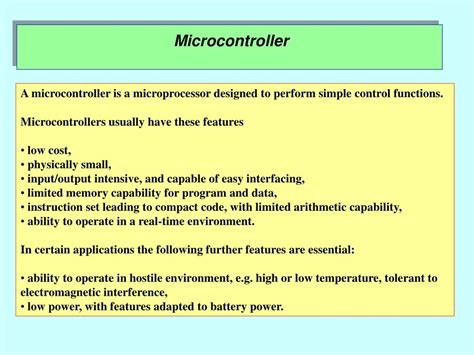 Ppt Microprocessor And Microcontroller Based Systems Powerpoint Presentation Id 4871425