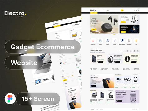electronics gadget ecommerce website ui design behance