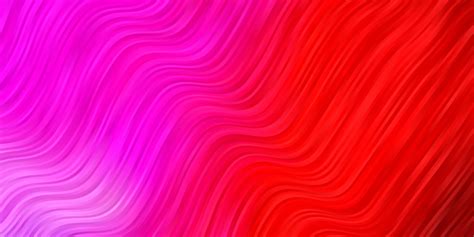 Light Blue Red Vector Background With Bent Lines Colorful Geometric Sample With Gradient