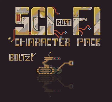 Sci Fi Rust Series Boltzy Mob By Talhagulbahar