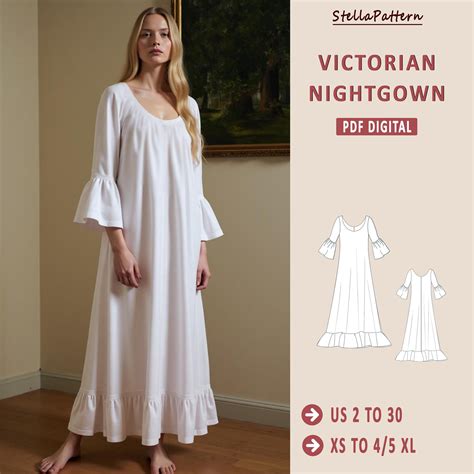 Vintage Nightgown Pattern Free Shop On Pinterest