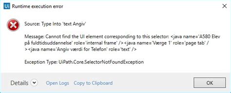 cannot find the ui element java gui help uipath community forum