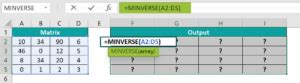 MINVERSE In Excel Formula Examples How To Use