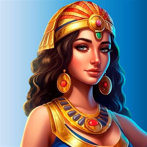 Premium Vector Girl From Ancient Egypt