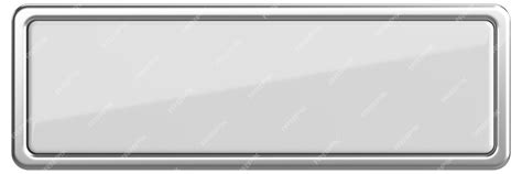 Premium Ai Image 3d Button Empty Button 3d Illustration