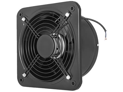 Ventilador De Ar Comercial De Exaustão Axial De Metal Extrator De Ventilação Industrial 250mm