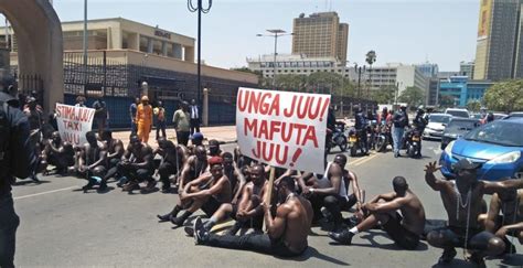 Comedian Eric Omondi Arrested While Leading A Protest Outside