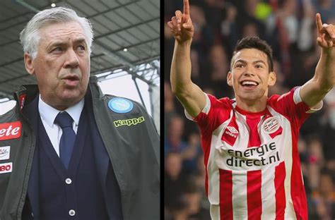 Chucky Lozano Carlo Ancelotti Dt De Napoli Aceptó Interés Por Hirving