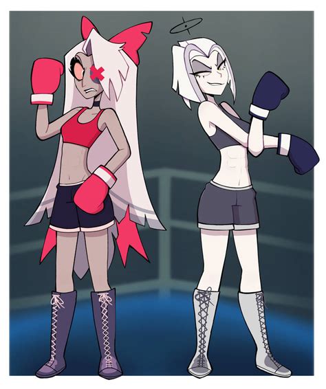 Vaggie Vs Lute Boxing Comm By Herosmacker On Deviantart