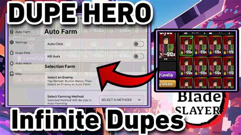 Breath 1 Blade Slayer UPD Script Dupe Heroes Infinite Dupe Pets KILL AURA FARM