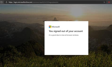 Postlogoutredirecturi Does Not Work For Organizational Accounts Issue
