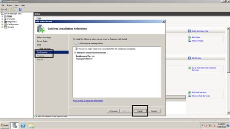 Installing Windows Deployment Server