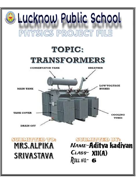 Transformer Physics File Project Pdf Transformer Physics File Project Pdf