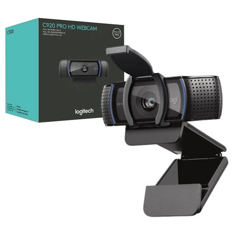 Webcam Full Hd 1080p C920s Box C920s Pro Logitech