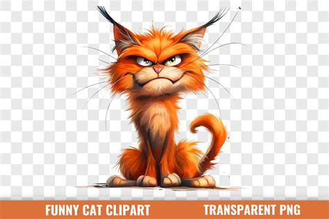 Funny Cats Clipart Graphic By Craftart · Creative Fabrica