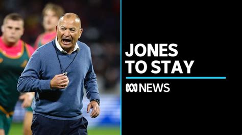 Eddie Jones To Stay On As Wallabies Coach Denies Japan Links Abc News