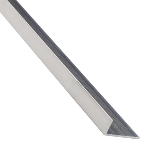 Cornière Inégale Aluminium Brut Argent Lisse L1000 Mm Leroy Merlin