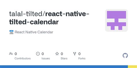 Github Talal Tiltedreact Native Tilted Calendar 📆 React Native Calendar