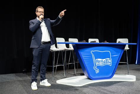 Bernstein Nachfolger Drescher neuer Präsident von Hertha Fussball