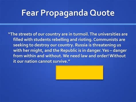 Ppt Propaganda Powerpoint Presentation Free Download Id1901992