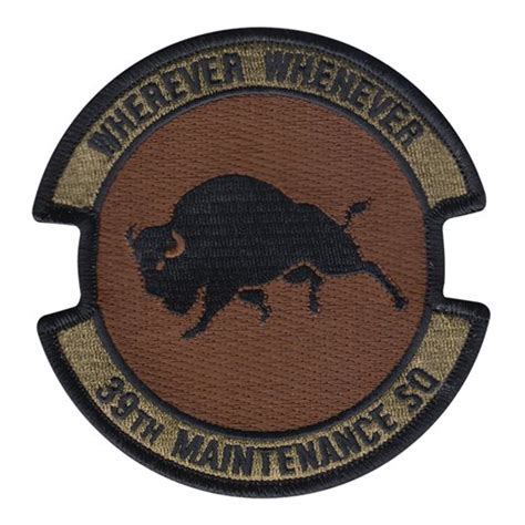 39 Mxs Custom Patches 39th Maintenance Squadron Patches