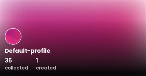 Default Profile Perfil Opensea