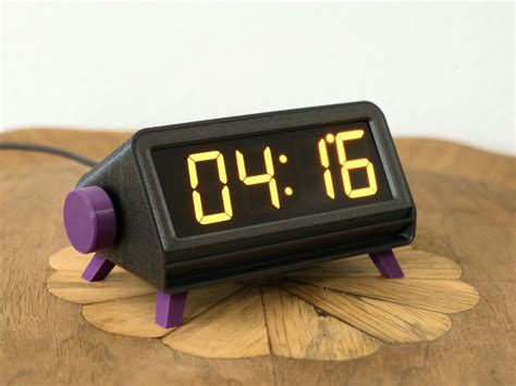 digital clock by adafruit download free stl model