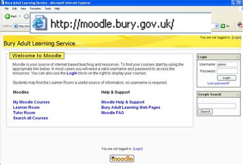 Getting Started With Moodle Burymoodle