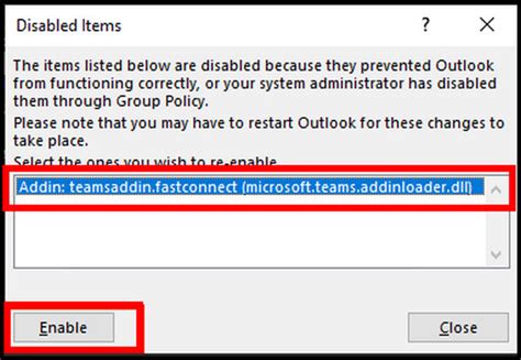 How To Fix Teams Add In For Outlook Keeps Disabling