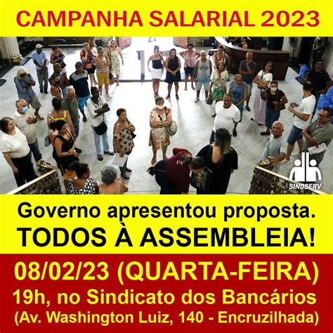 Campanha Salarial 2023 Sindserv Santos