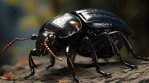 地面に座っている暗いカブトムシイラスト ボリビアのブラックデビルサタンビートル Hd写真撮影写真背景画像素材無料ダウンロード Pngtree