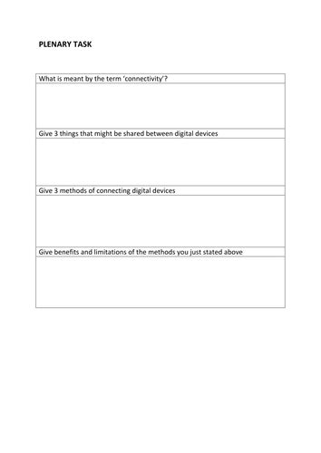 Edexcel Gcse Ict Connectivity Teaching Resources