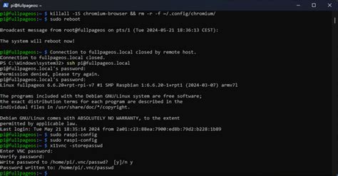 Info Screen über Raspberry Pi Im Kiosk Modus Mit Fullpageos Anzeigen